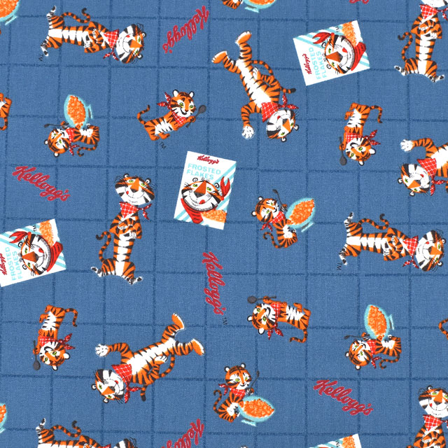 生地 Kellogg's ケロッグ トニー/シーチング（KLGF-02） G.グリーン オカダヤ(okadaya) 布・生地、毛糸、手芸用品の専門店