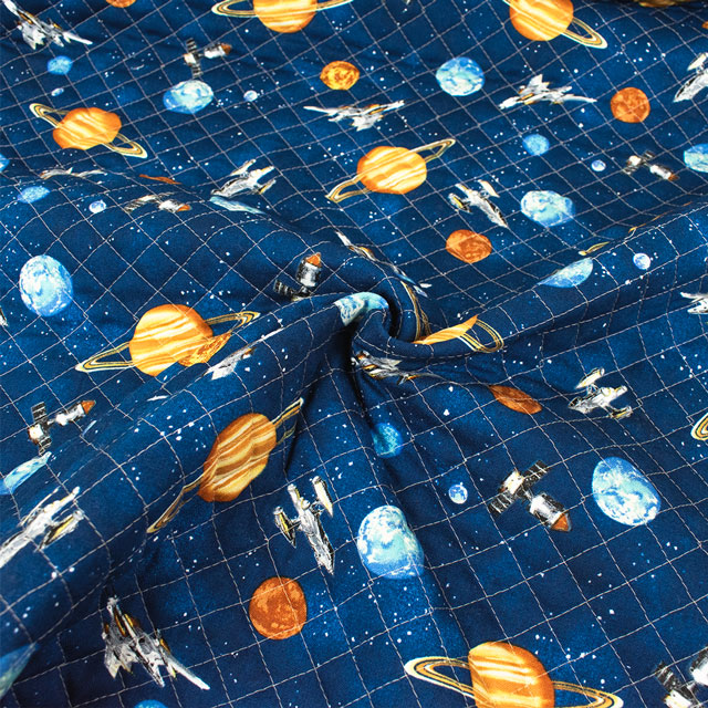 生地 お気に入りシリーズ コズミック/キルティング（MOWF-153Q） NV.ネイビー オカダヤ(okadaya) 布・生地、毛糸、手芸用品の専門店