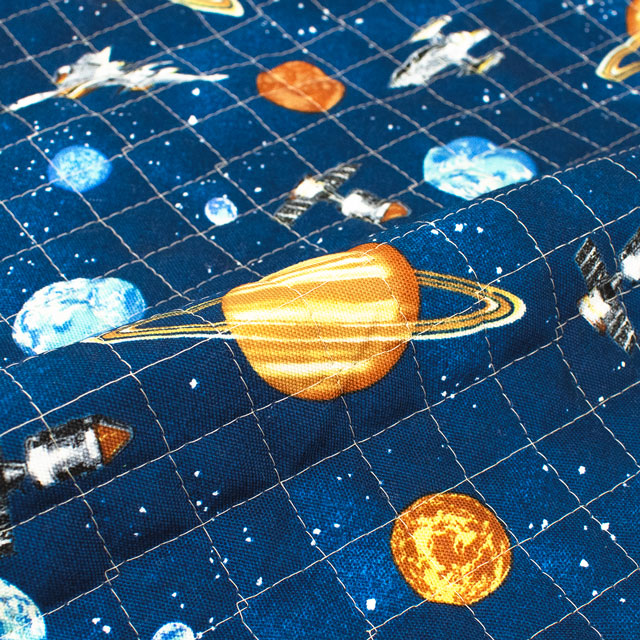 生地 お気に入りシリーズ コズミック/キルティング（MOWF-153Q） NV.ネイビー オカダヤ(okadaya) 布・生地、毛糸、手芸用品の専門店