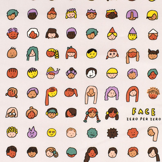 生地 ZERO PER ZERO ゼロパーゼロ FACE/オックス（ZPFO） 04A.グレー オカダヤ(okadaya) 布・生地、毛糸、手芸用品の専門店