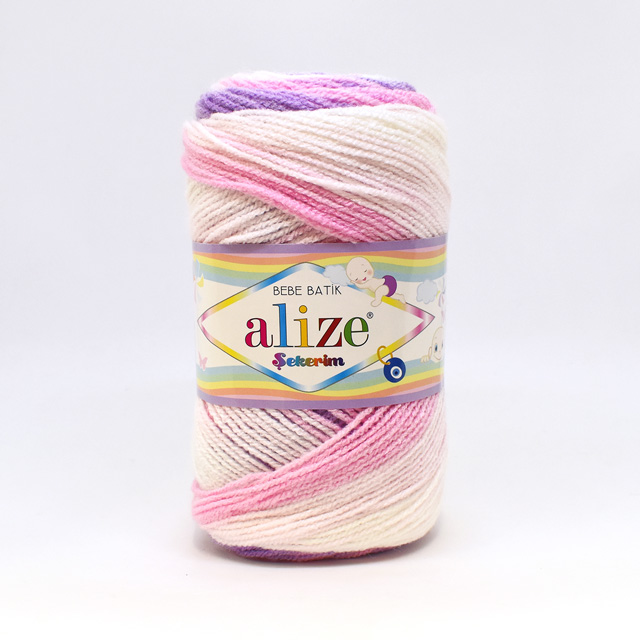 毛糸 alize-アリゼ- シェケリムバティック 色番3045 オカダヤ(okadaya) 布・生地、毛糸、手芸用品の専門店