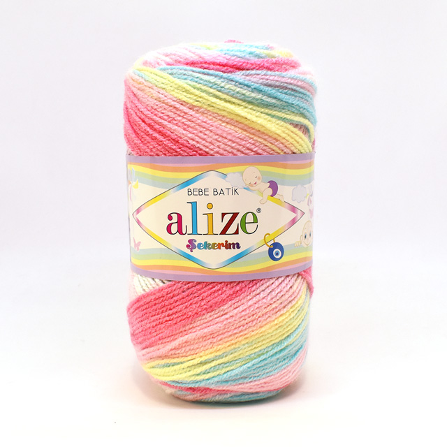 毛糸 alize-アリゼ- シェケリムバティック 色番3045 オカダヤ(okadaya) 布・生地、毛糸、手芸用品の専門店