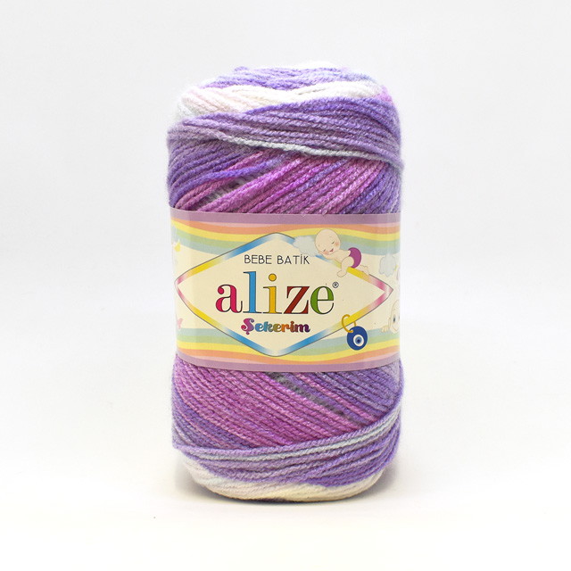 毛糸 alize-アリゼ- シェケリムバティック 色番3045 オカダヤ(okadaya) 布・生地、毛糸、手芸用品の専門店