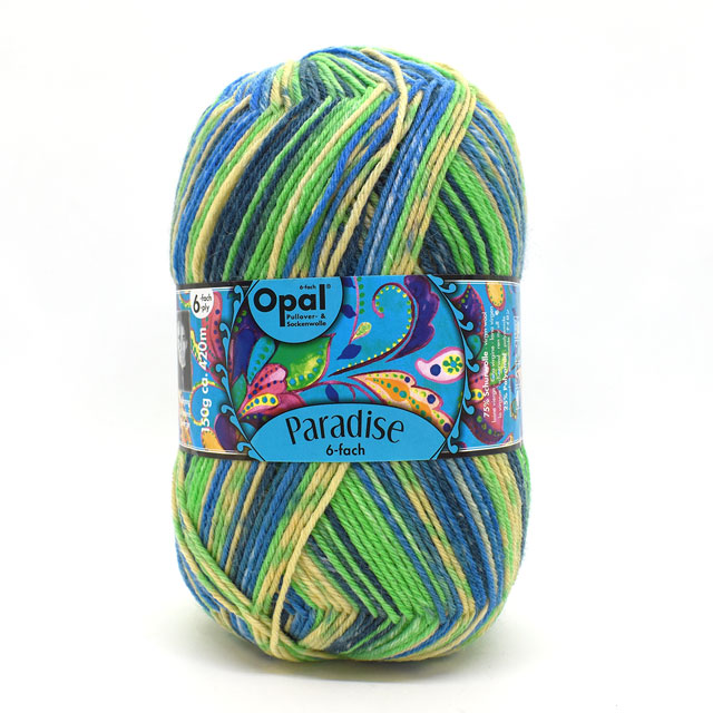 毛糸 Opal-オパール- パラダイス 6ply/6本撚り 11023.メロン オカダヤ(okadaya) 布・生地、毛糸、手芸用品の専門店